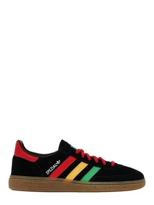 Adidas Handball Spezial Bob Marley Football Is Freedom Sneakers - Core Black/pure Ruby/bold Gold