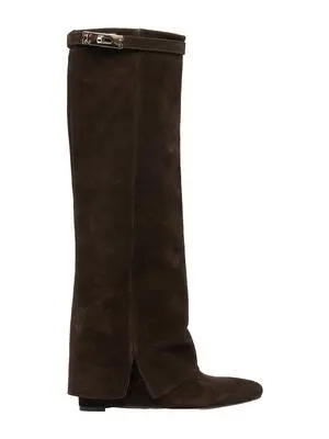 DOLCEVITA Aggy Suede Knee-high Boots - Dk Brown Suede