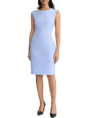 KASPER Sleeveless Sheath Dress - Paris Bleu