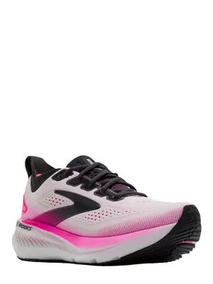 Brooks Glycerin Gts 23 Running Shoe - White/phantom/cyber Pink