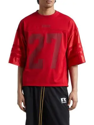Rhude Lightning Football Jersey - Red/red