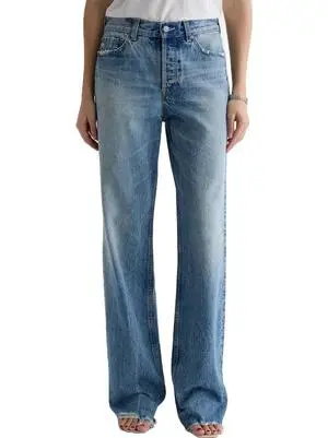 Ag Billie High-waist Straight-leg Jeans - Sierra Meadow