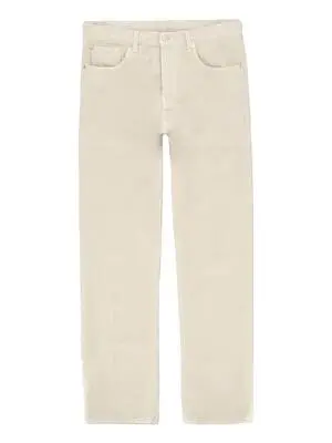 FORTELA Five-pocket Moleskin Trousers - Cream