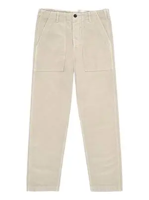 FORTELA Moleskin Fatigue Trousers - Cream