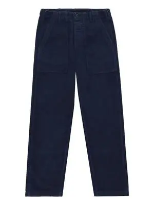 FORTELA Moleskin Fatigue Trousers - Dark Blue