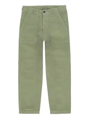 FORTELA Moleskin Fatigue Trousers - Dark Green
