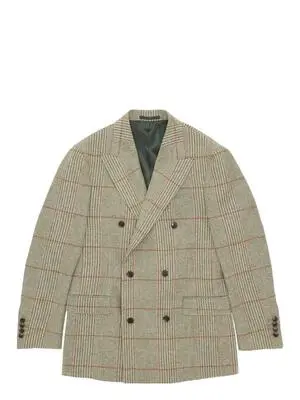 FORTELA Shetland Double-breasted Jacket - Multicolor
