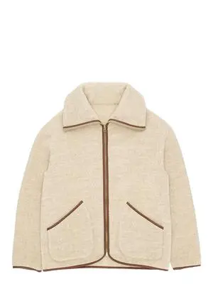 FORTELA Teddy Cashmere Silk Jacket - Cream
