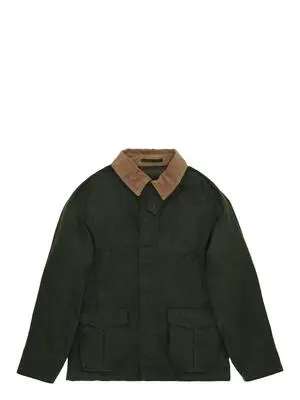 FORTELA Bristol Waxed Cotton Jacket - Forest Green