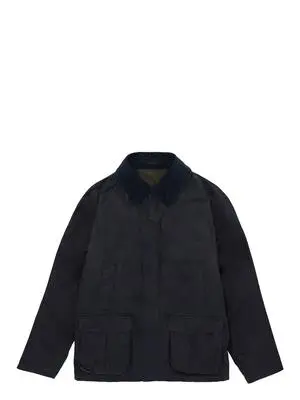FORTELA Bristol Waxed Cotton Jacket - Navy Blue