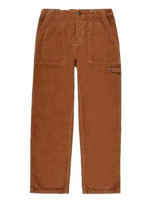 FORTELA Vintage Corduroy Fatigue Trousers - Camel