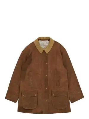 FORTELA Waxed Cotton Jacket - Brown