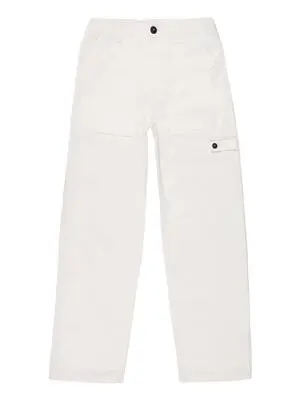 FORTELA Military Style Vintage Trousers - Ecru
