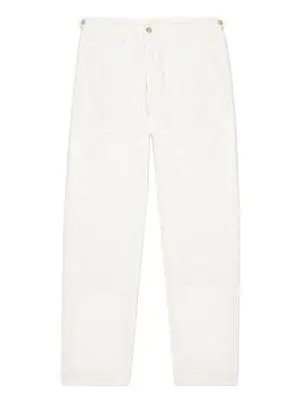 FORTELA Moleskin Fatigue Trousers - Cream