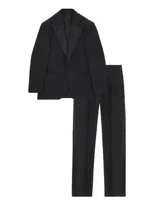 FORTELA Bond Fresco Wool Suit - Black
