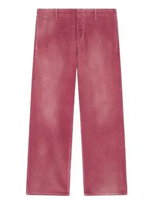 FORTELA Jamiet Corduroy Chino Trousers - Pink