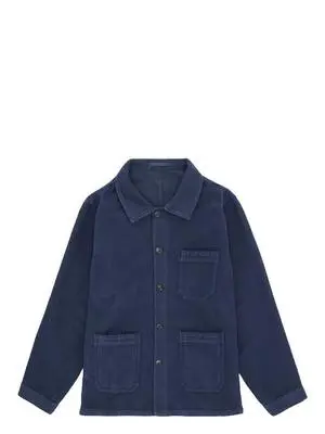 FORTELA Fortela Fergus Moleskin Chore Jacket Dark Blue