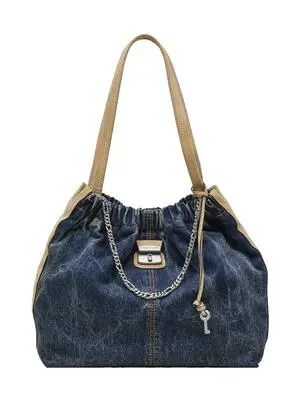 Marc Jacobs Cristina Denim Tote - Dark Wash Indigo