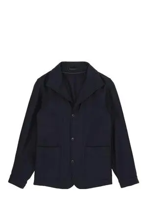 FORTELA Scotland Classic Manteco Wool Jacket - Blue