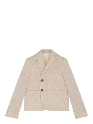 FORTELA Brooke Single-breasted Blazer - Ecru