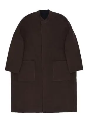 FORTELA Florence Wool Overcoat - Brown