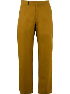 FORTELA Canvas Cotton Trousers - Camel