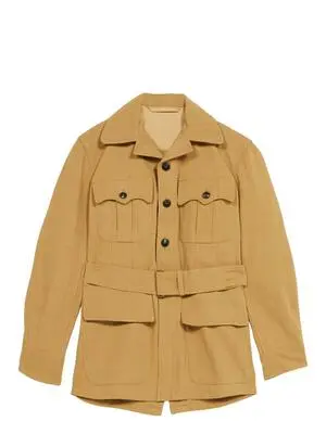 FORTELA Clint Sahariana Cotton Jacket Taupe