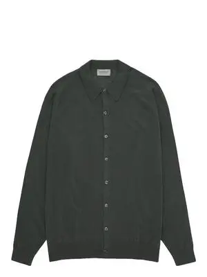 FORTELA Tibor Merino Wool Shirt - Bottle Green