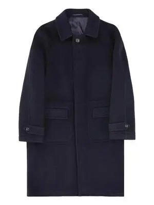 FORTELA Amedeo Single Breasted Coat Blue