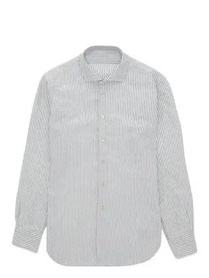 FORTELA Jack Striped Oxford Shirt - Blue