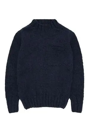FORTELA Chamula Merino Wool Pullover - Navy Blue