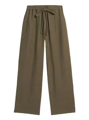 FORTELA Drawstring Trousers - Sage Green