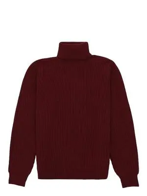 FORTELA Brighton High Neck Jumper - Burgundy