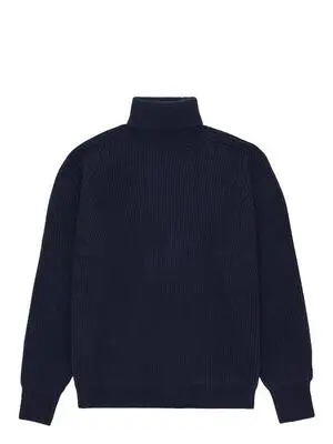 FORTELA Brighton High Neck Jumper - Dark Blue