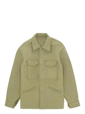 FORTELA Edward Wool Jacket - Sage Green