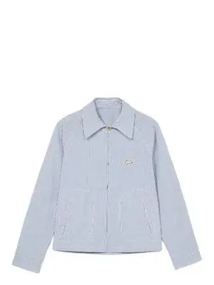FORTELA Cotton Zip Jacket - Blue