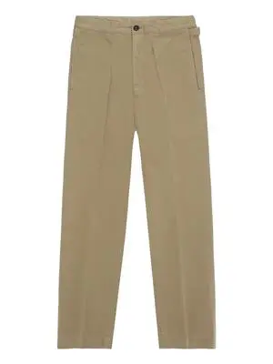 FORTELA Oklahoma Herringbone Trousers Beige