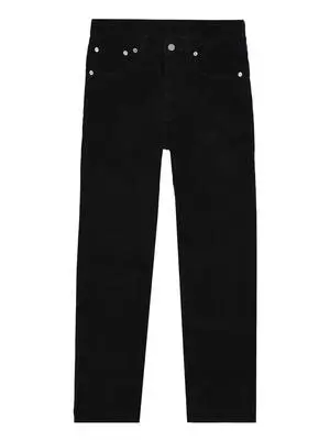 FORTELA Corduroy Five Pocket Trousers - Black