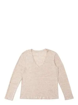 FORTELA Long Sleeve Linen T-Shirt