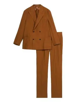 FORTELA Marcello Linen Suit - Brown