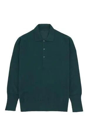 FORTELA Kenneth Cashmere Polo Green