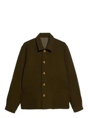 FORTELA Fortela Seneca Wool Twill Jacket Military Green