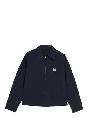 FORTELA Cotton Bomber Jacket - Blue