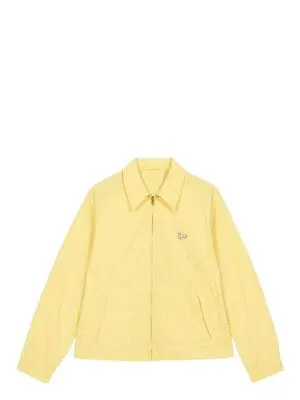 FORTELA Cotton Bomber Jacket - Yellow