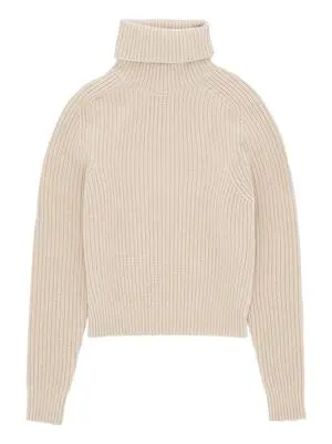 FORTELA Cashmere Turtleneck Sweater - Cream