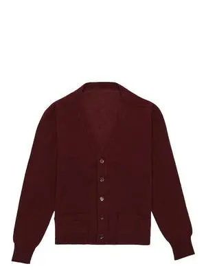 FORTELA Lynch Cashmere Cardigan - Burgundy