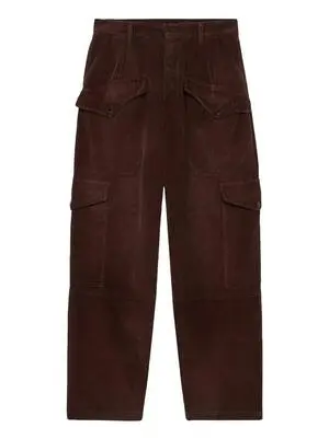 FORTELA Corduroy Trousers - Brown