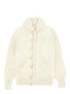 FORTELA Chamula Merino Wool Cardigan Ivory