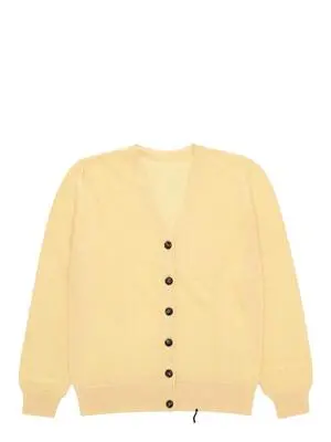 FORTELA Cotton Cardigan - Yellow