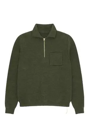 FORTELA Dumbo Zippered Sweater - Green